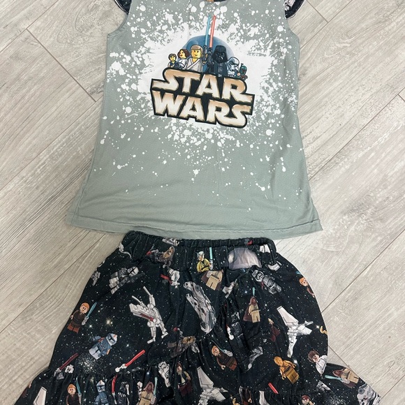 Boutiques | Matching Sets | Star Wars Kids Matching Set Gray And Black ...